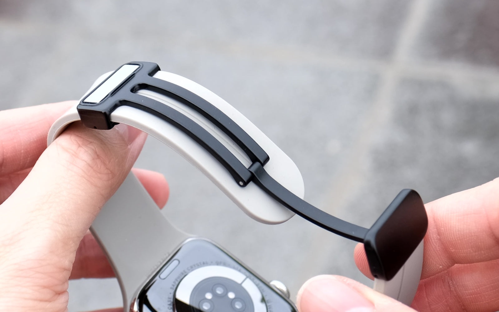 Pin & Buckle - Sport Flex Apple Watch Band - Tangerine