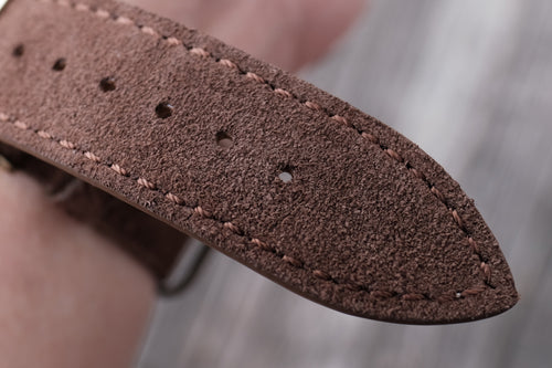 Suede Apple Watch Bands - Pin & Buckle